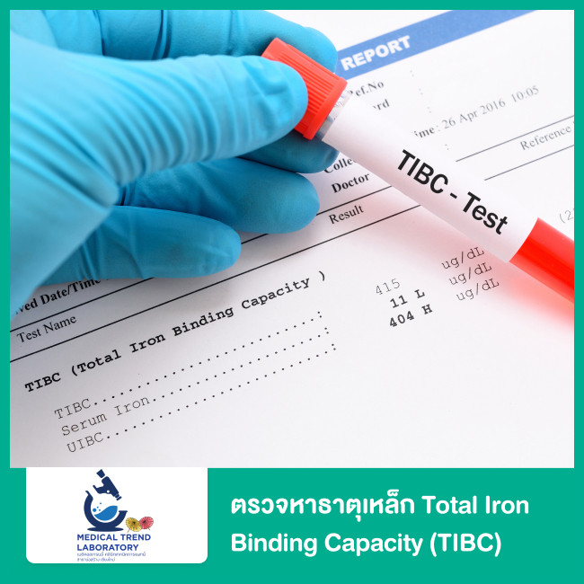 ตรวจหาธาตุเหล็ก Total Iron Binding Capacity (TIBC) ที่ Medical Trend ...